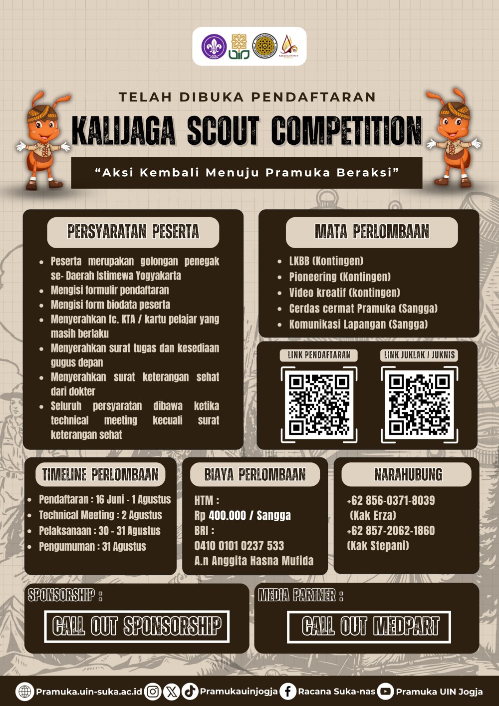 KSC 2025 Resmi Dibuka: Ajang Kompetisi Kepramukaan Tingkat Penegak se-DIY – Pramuka DIY