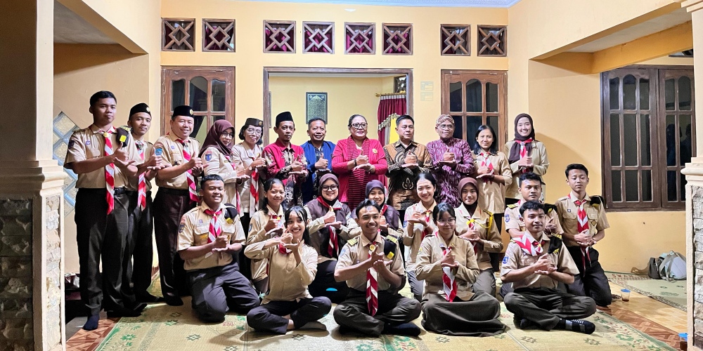 Pramuka Gugus Depan Kewilayahan Girisekar Bantu Pengamanan Upacara Adat ...