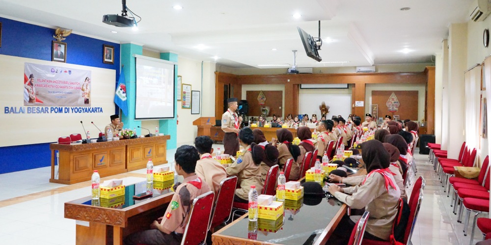 BBPOM di Yogyakarta Gelar Pembekalan dan Pelantikan Anggota Saka POM ...
