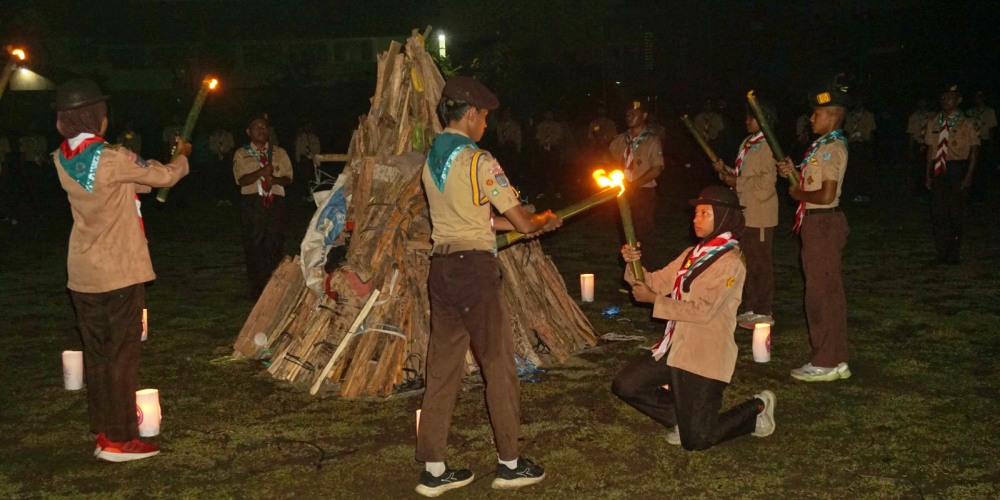 Api Unggun Malam Ketiga Barata Sleman ke-40 Berlangsung dalam Suasana ...